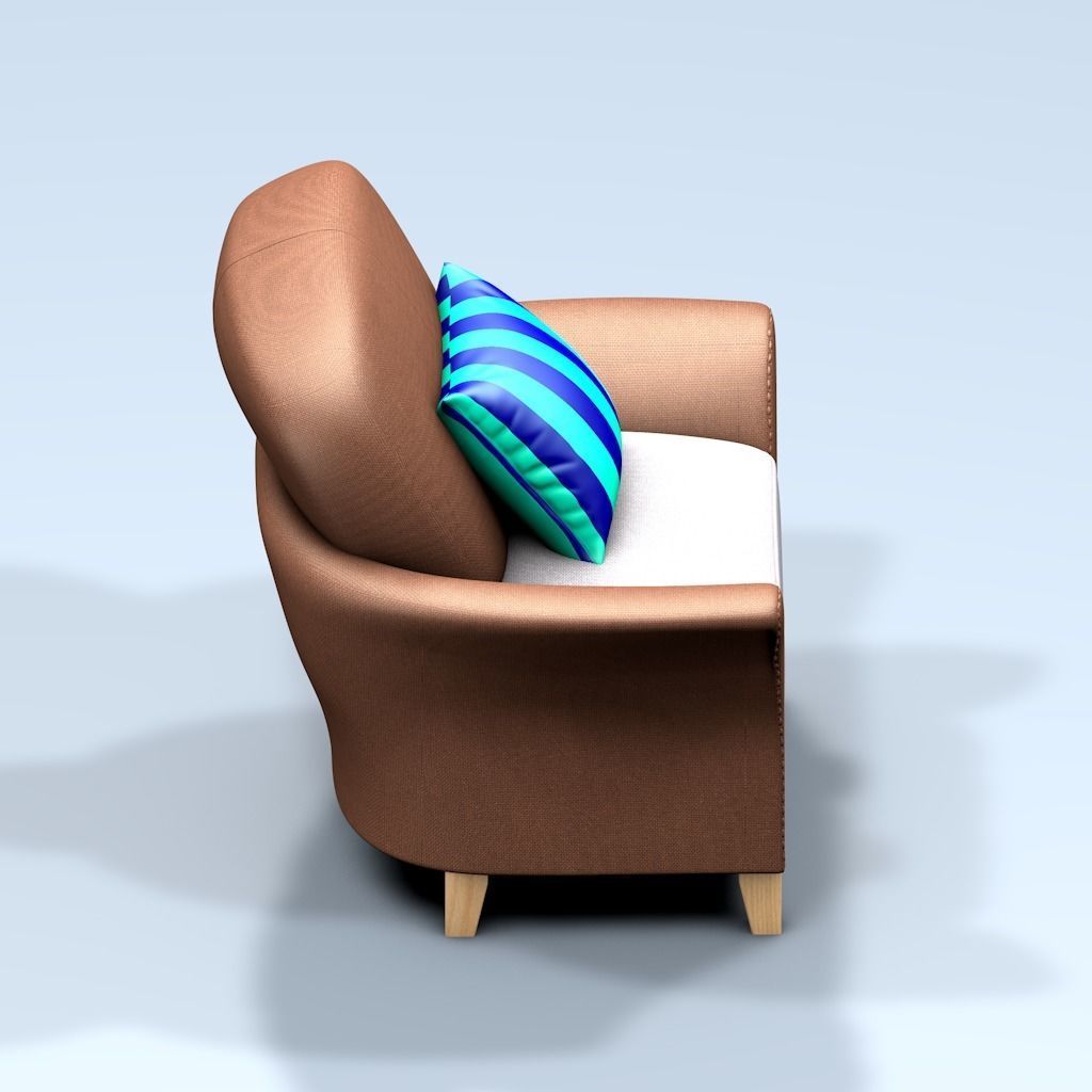Armchair Cartoon free 3D model | CGTrader