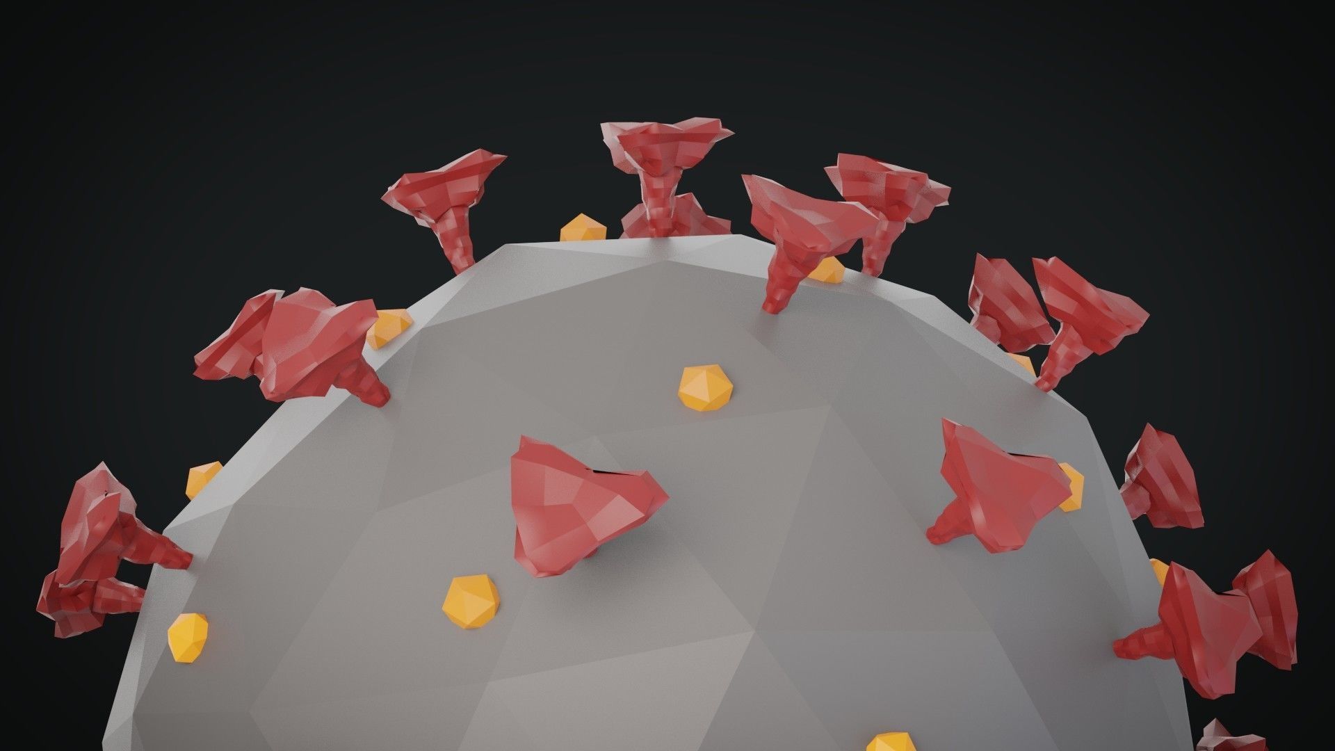 COVID-19 Low Poly coronavirus 3D model | CGTrader