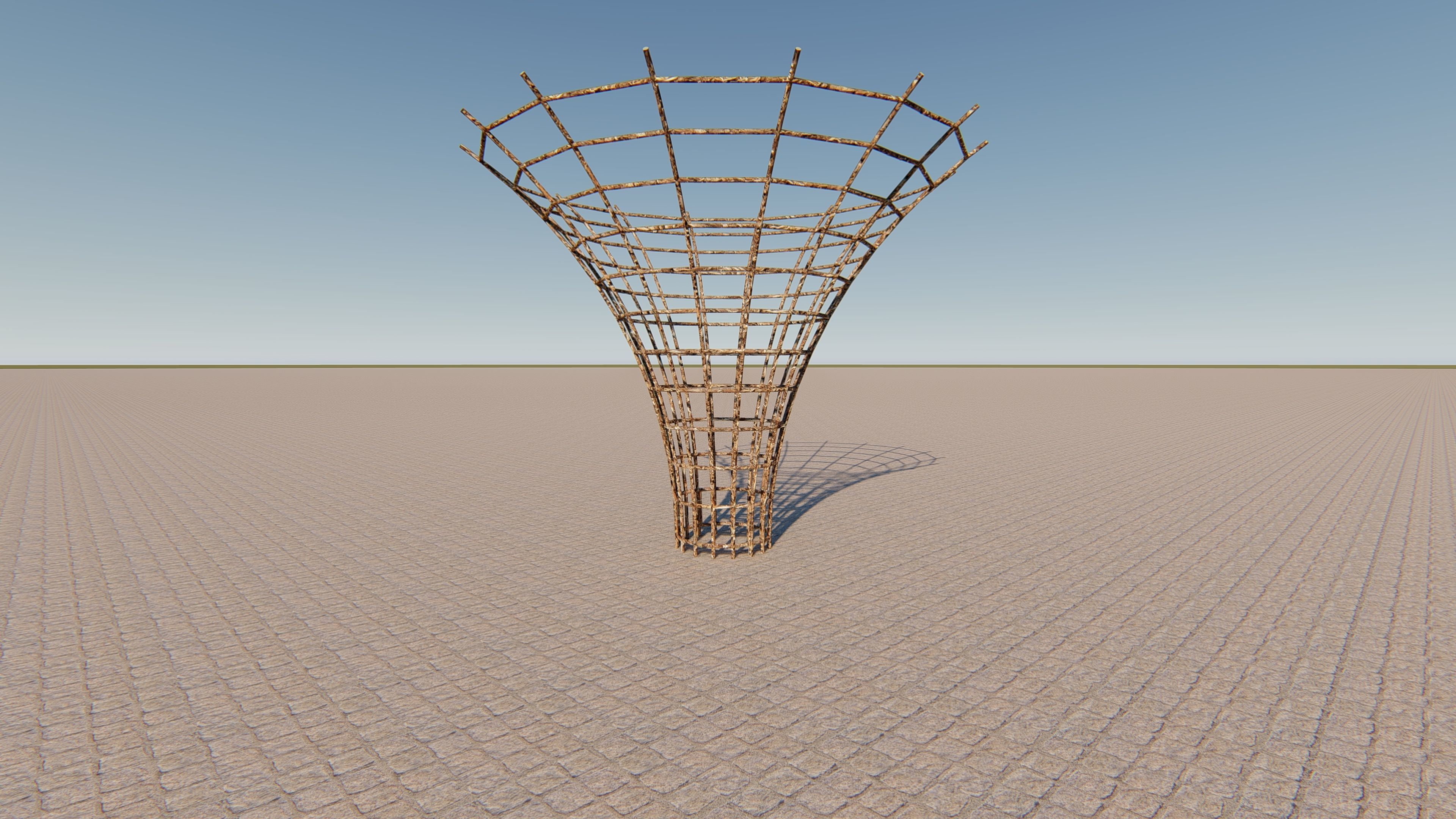 3D model Revit Papyrus Shade Structure VR / AR / low-poly | CGTrader