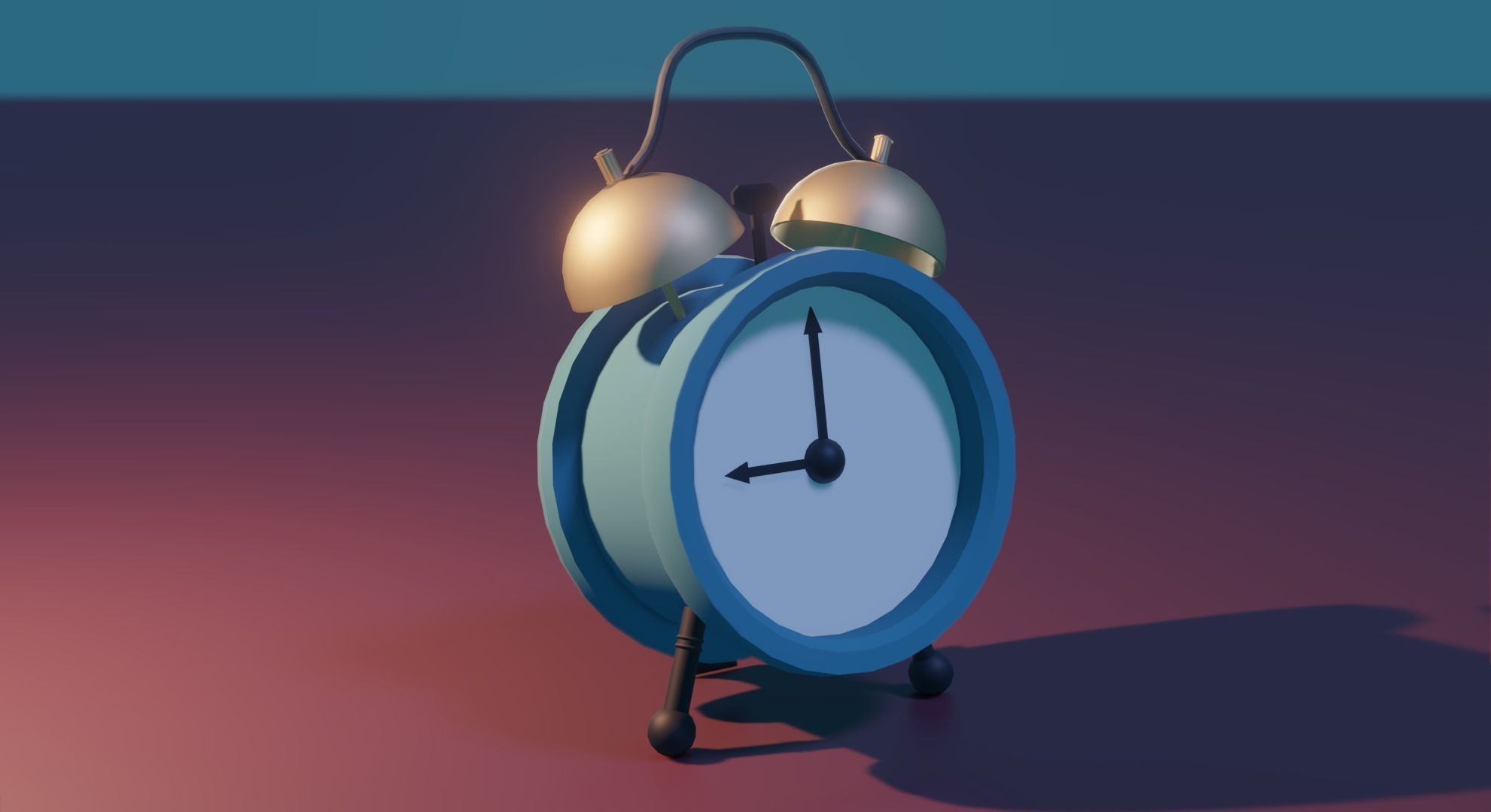 3D model Alarm clock Low-poly 3D model VR / AR / low-poly | CGTrader