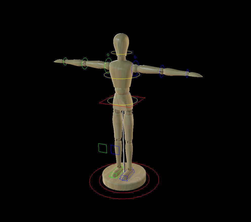 3D model Sketch Mannequin VR / AR / low-poly | CGTrader