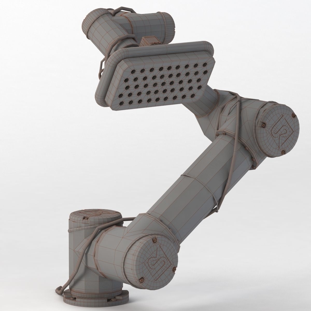 UR5 with Coval CVGC Carbon Vacuum Gripper 3D model | CGTrader