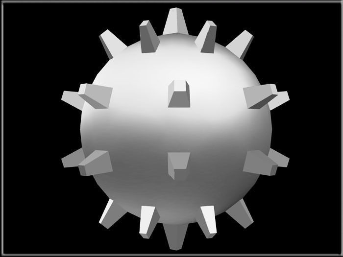 3D model Spike Ball 02 VR / AR / low-poly | CGTrader