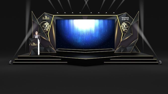 3D model Corporate Stage Design0101 VR / AR / low-poly | CGTrader