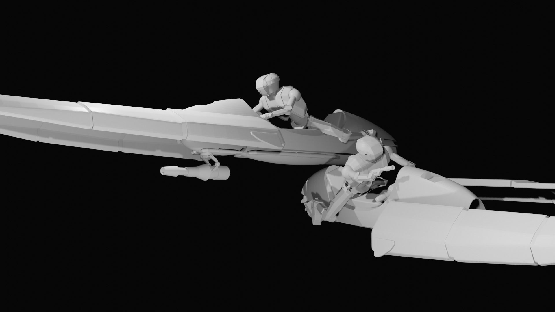 Dark Side Robot Riders 3D model 3D printable | CGTrader