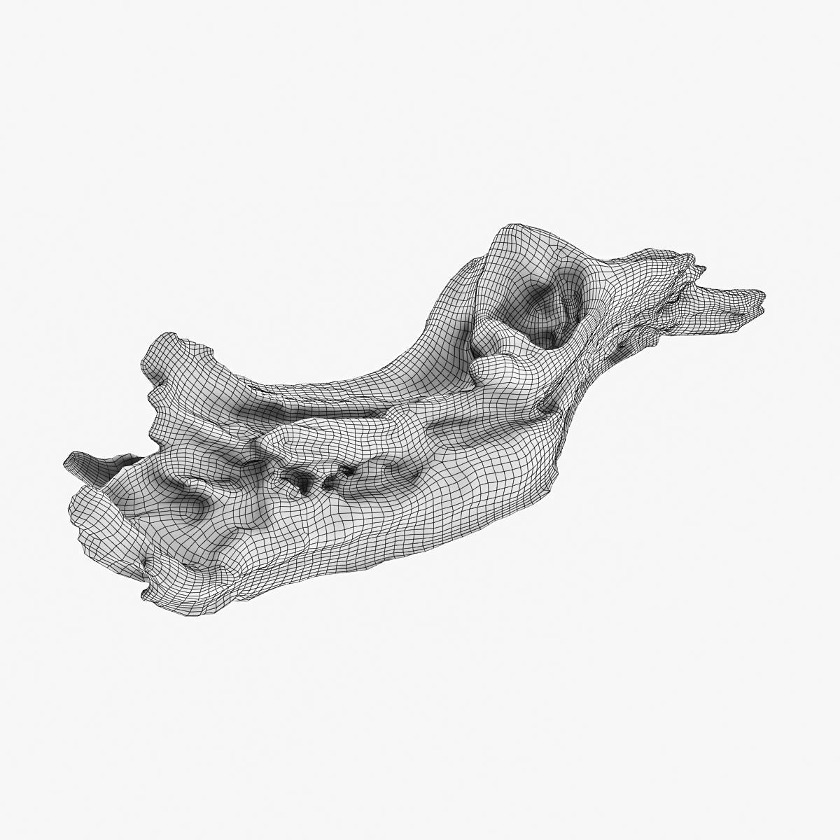 3D model Wooden Snag VR / AR / low-poly | CGTrader