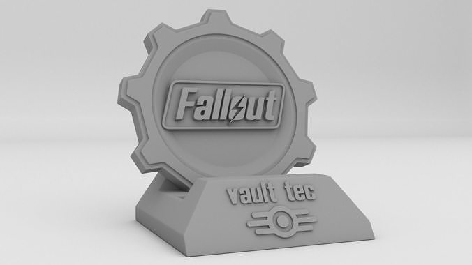 Phone holder Fallout 3D model 3D printable | CGTrader