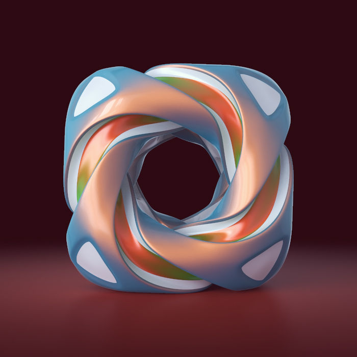 complex shape 3D model | CGTrader