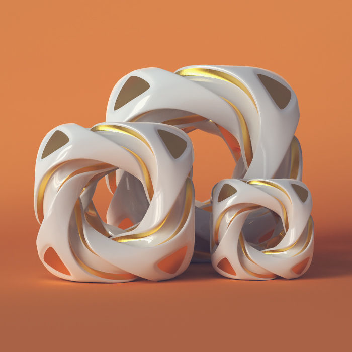 complex shape 3D model | CGTrader