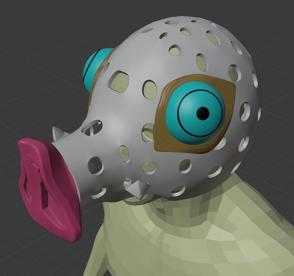 fursuit inosuke mask cosplay demon slayer 3D model 3D printable | CGTrader