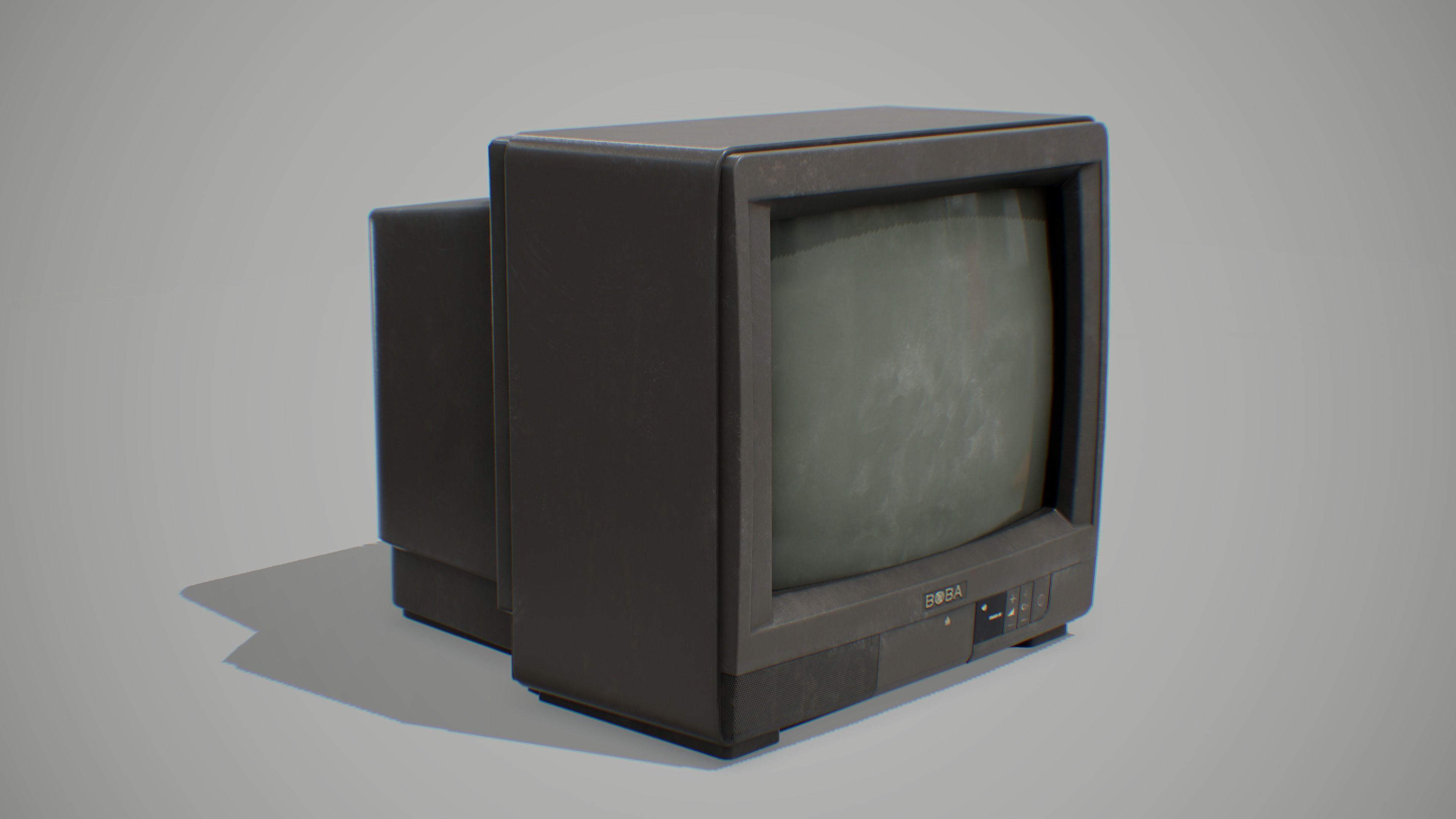 3D model 90s TV VR / AR / low-poly | CGTrader