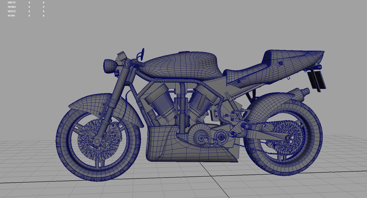 Race motorbike final 3d model 3D model | CGTrader