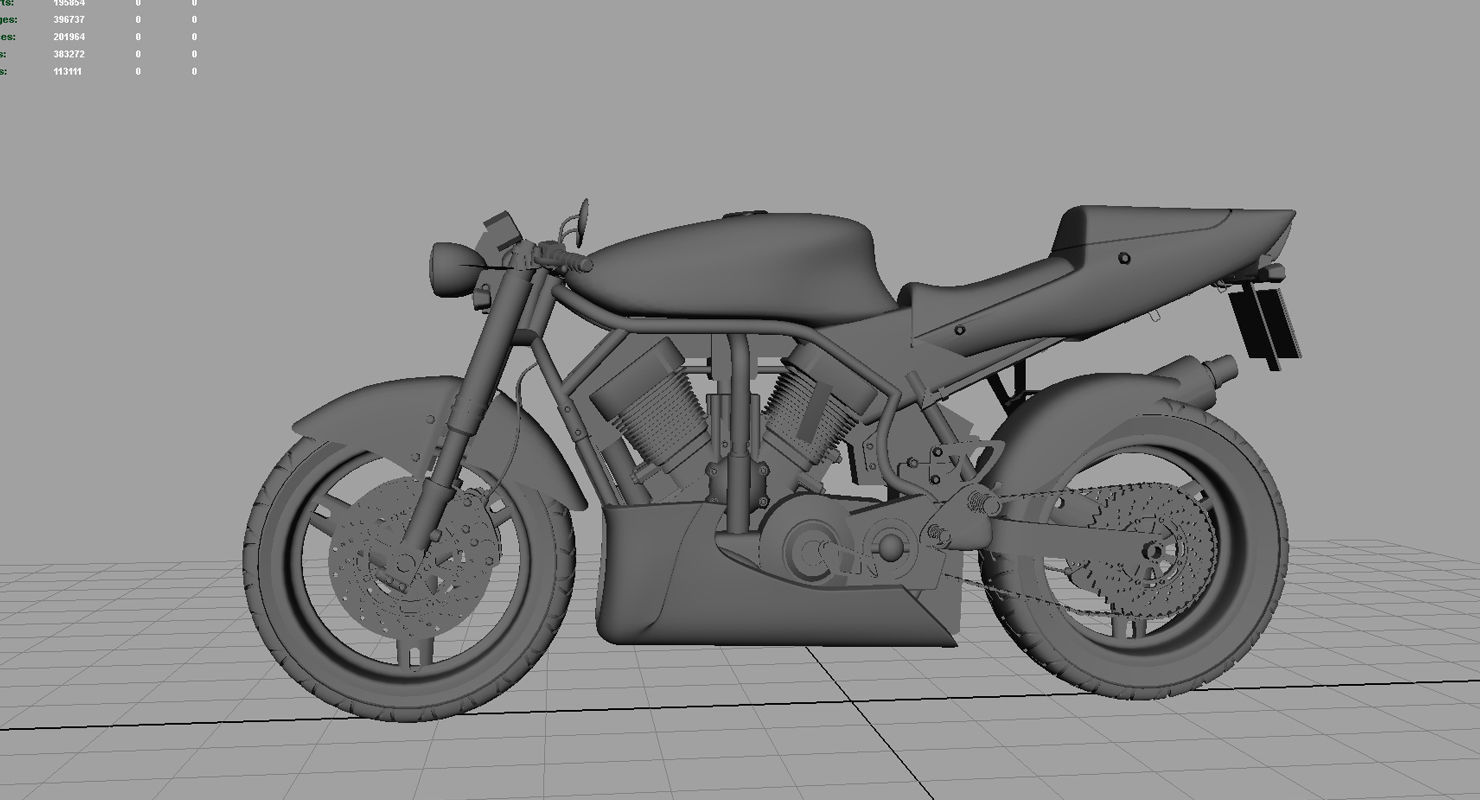 Race motorbike final 3d model 3D model | CGTrader