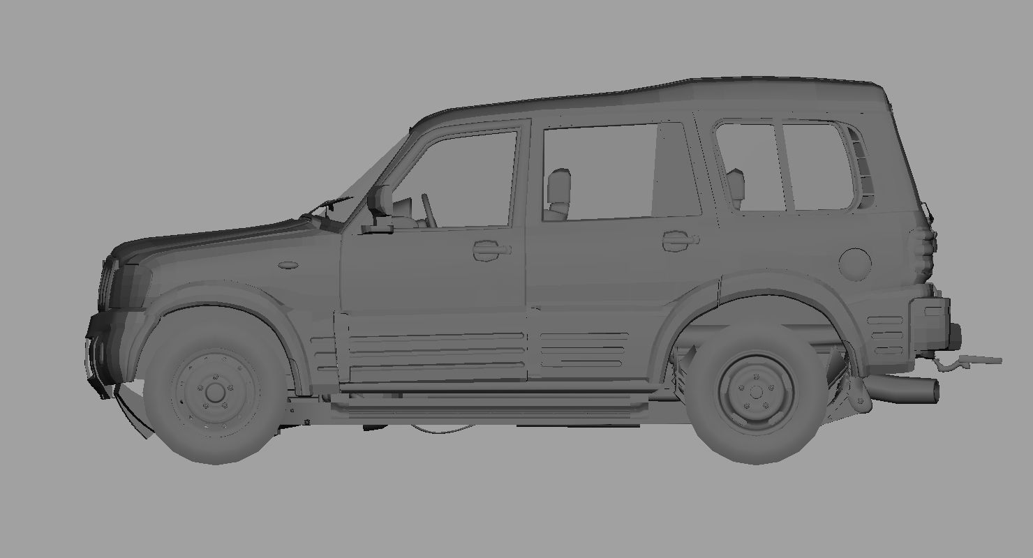 Mahindra Scorpio car 3d model 3D model | CGTrader