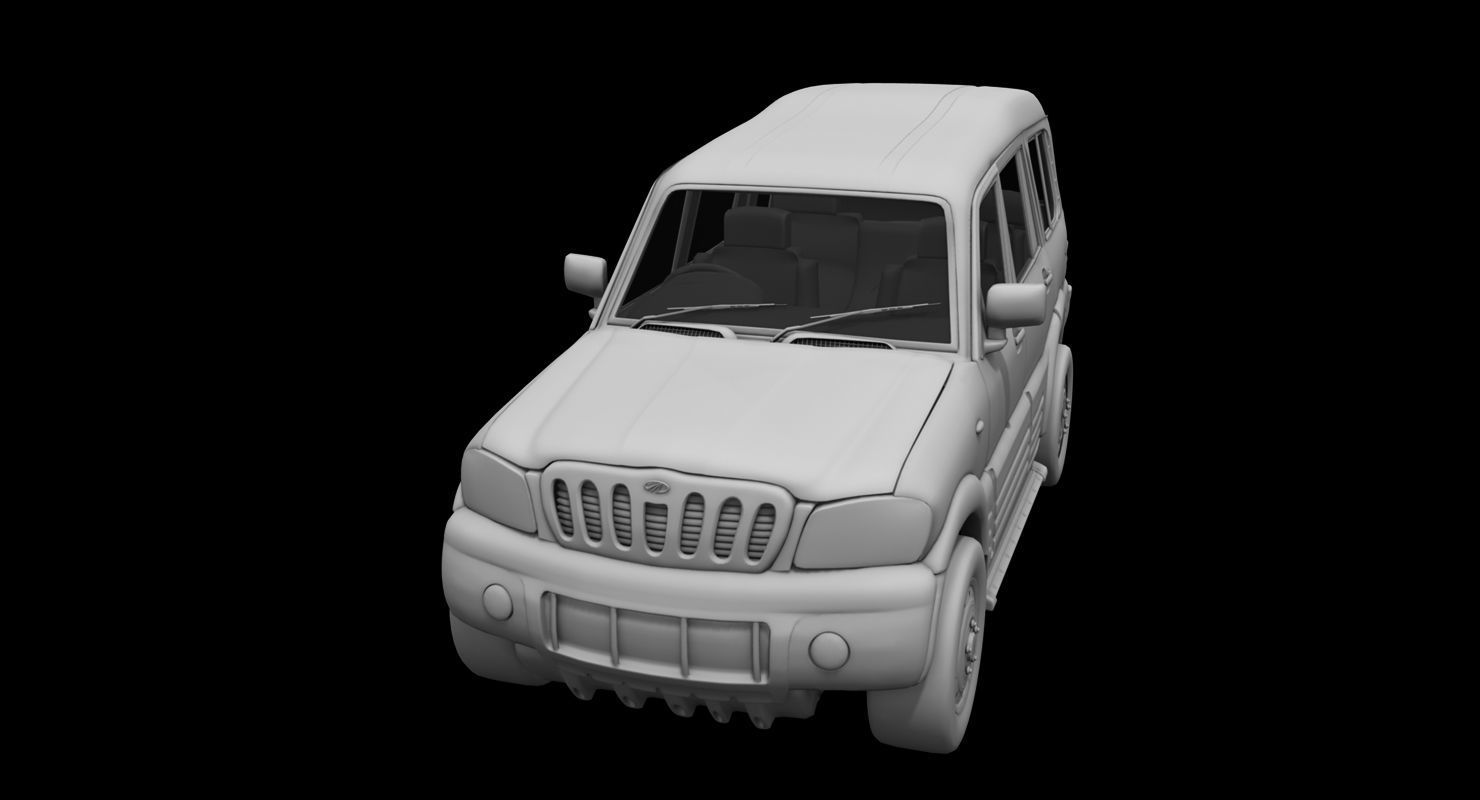 Mahindra Scorpio car 3d model 3D model | CGTrader