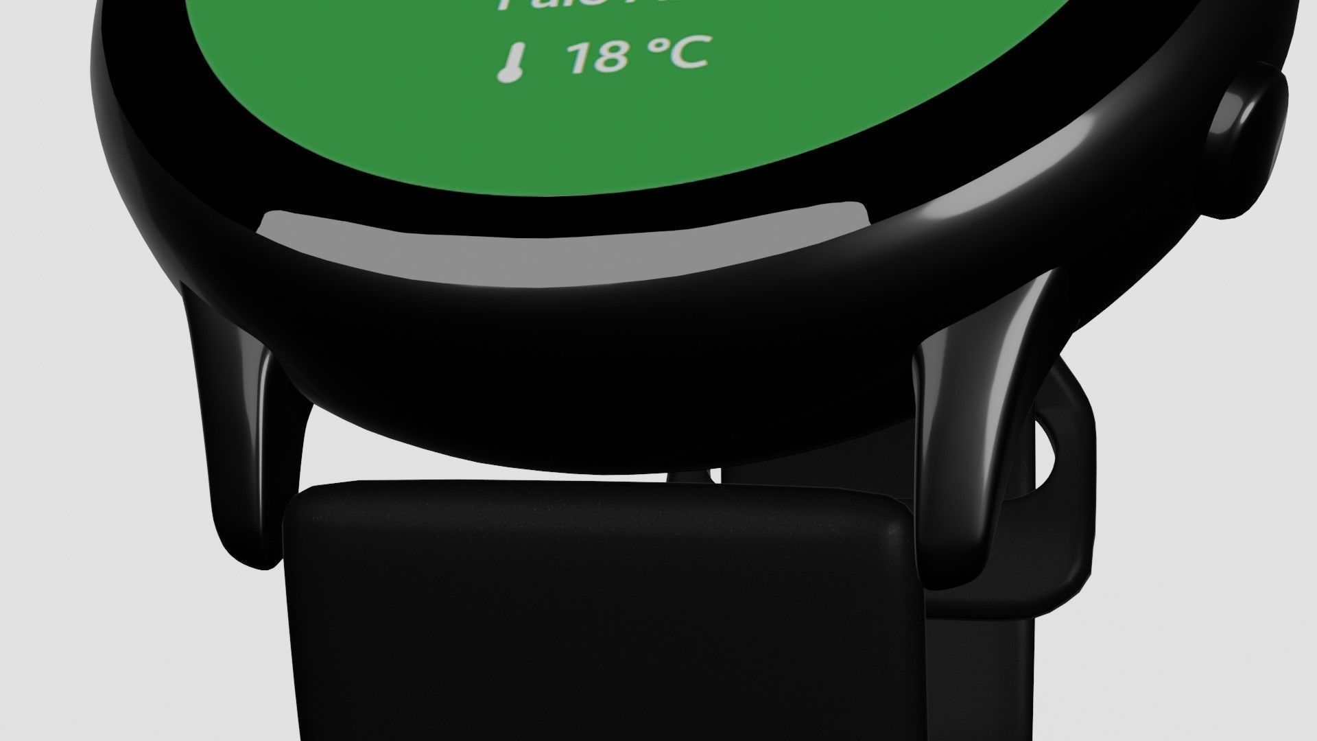 Round Smartwatch 3D model animated | CGTrader