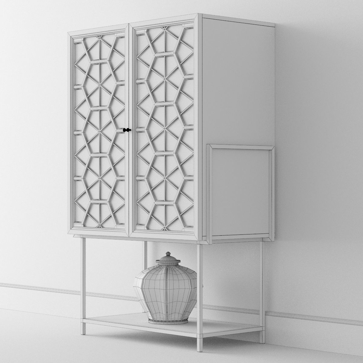 Art deco storage 3D model | CGTrader