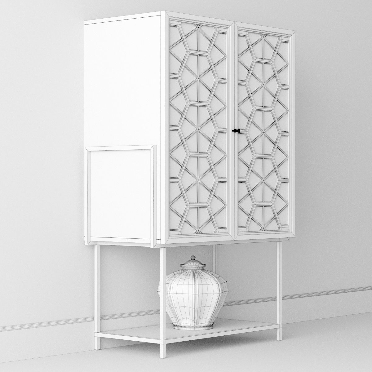 Art deco storage 3D model | CGTrader