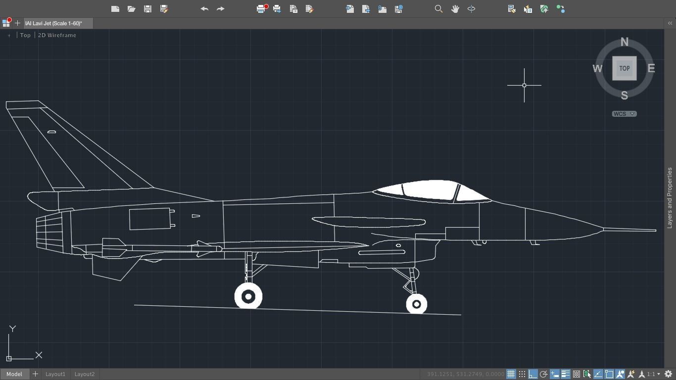 2D IAI Lavi Jet Aircraft 3D model | CGTrader