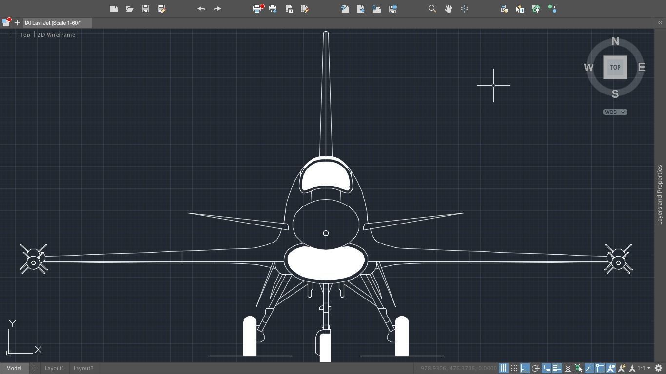 2D IAI Lavi Jet Aircraft 3D model | CGTrader