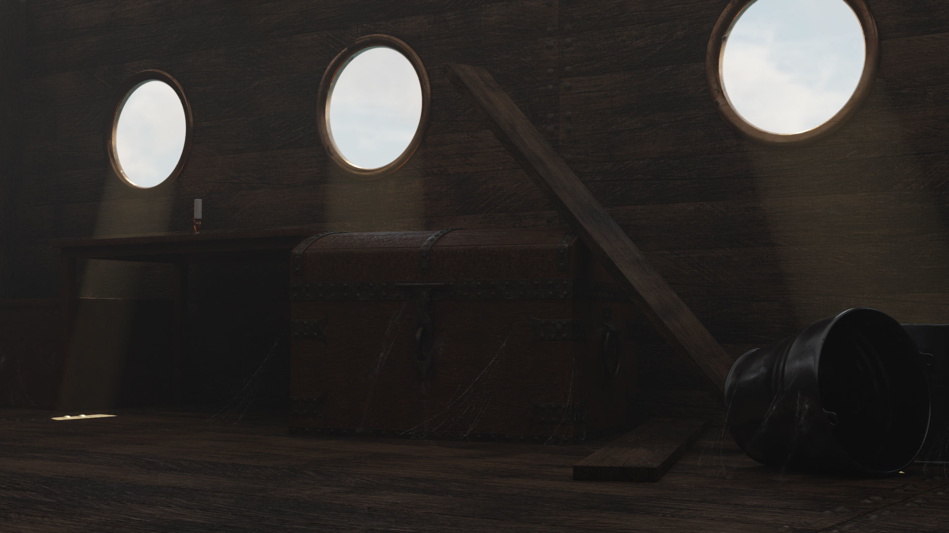 Old Ship Interior 3D model | CGTrader