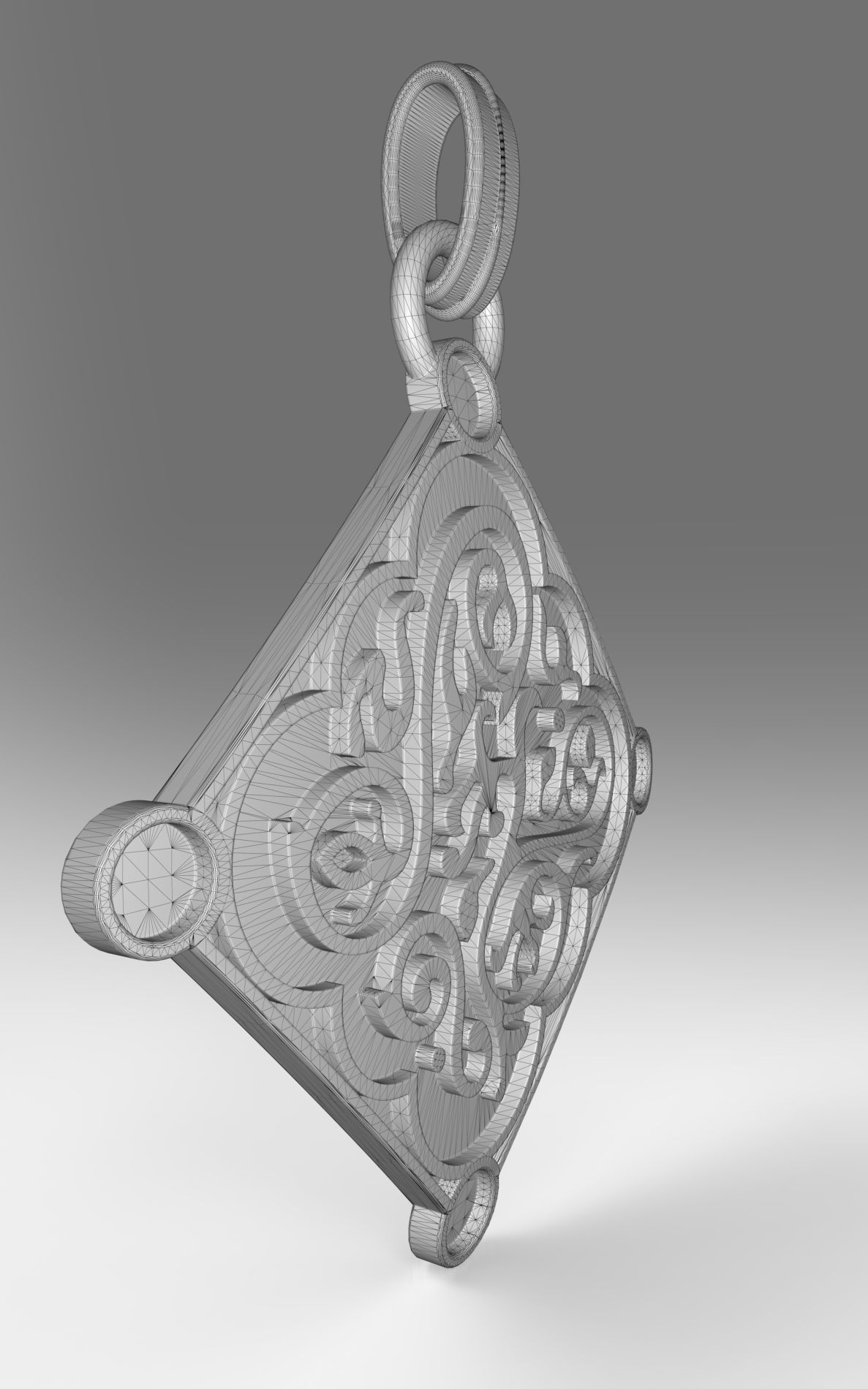 Triss Merigold Necklace 3D model 3D printable | CGTrader