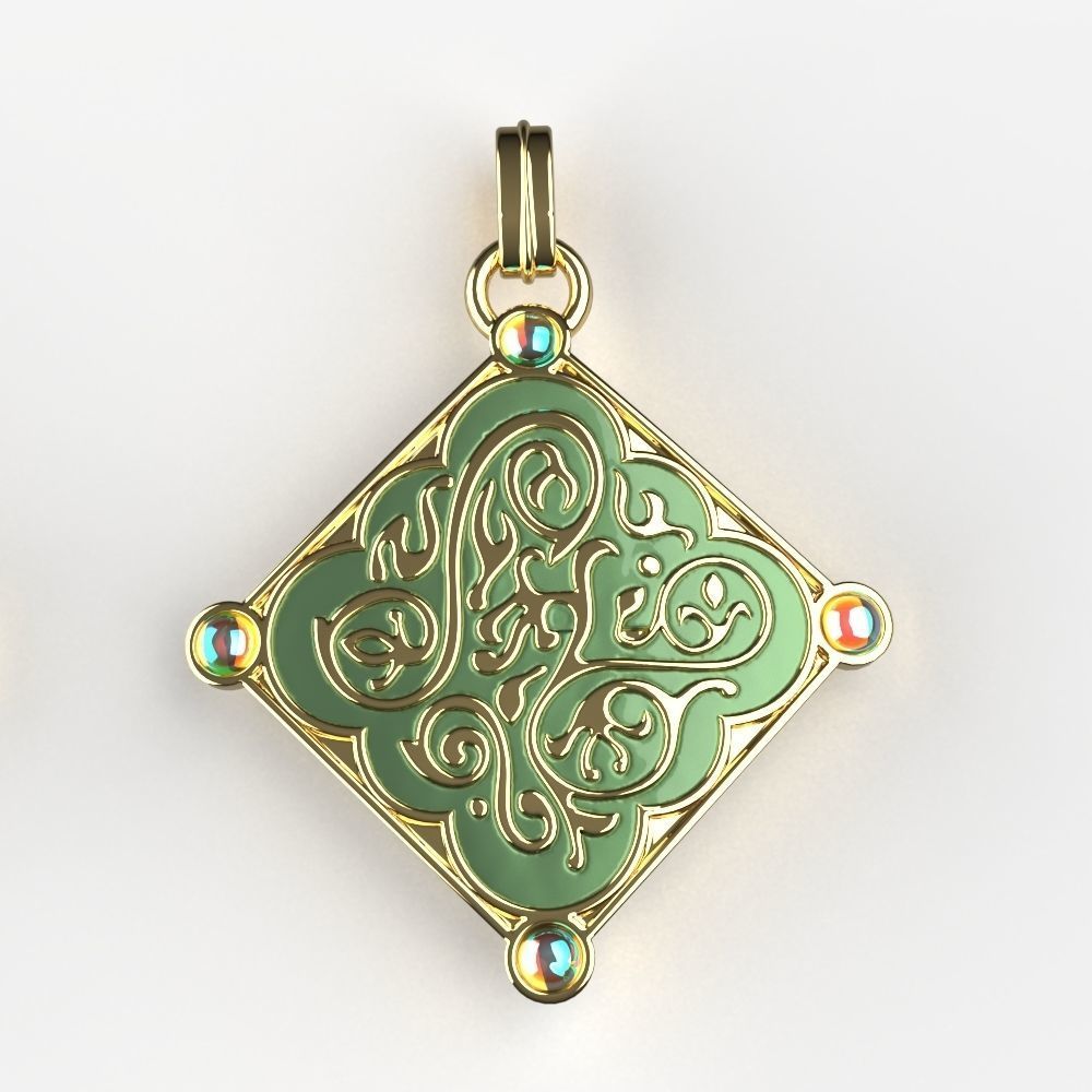 Triss Merigold Necklace 3D model 3D printable | CGTrader