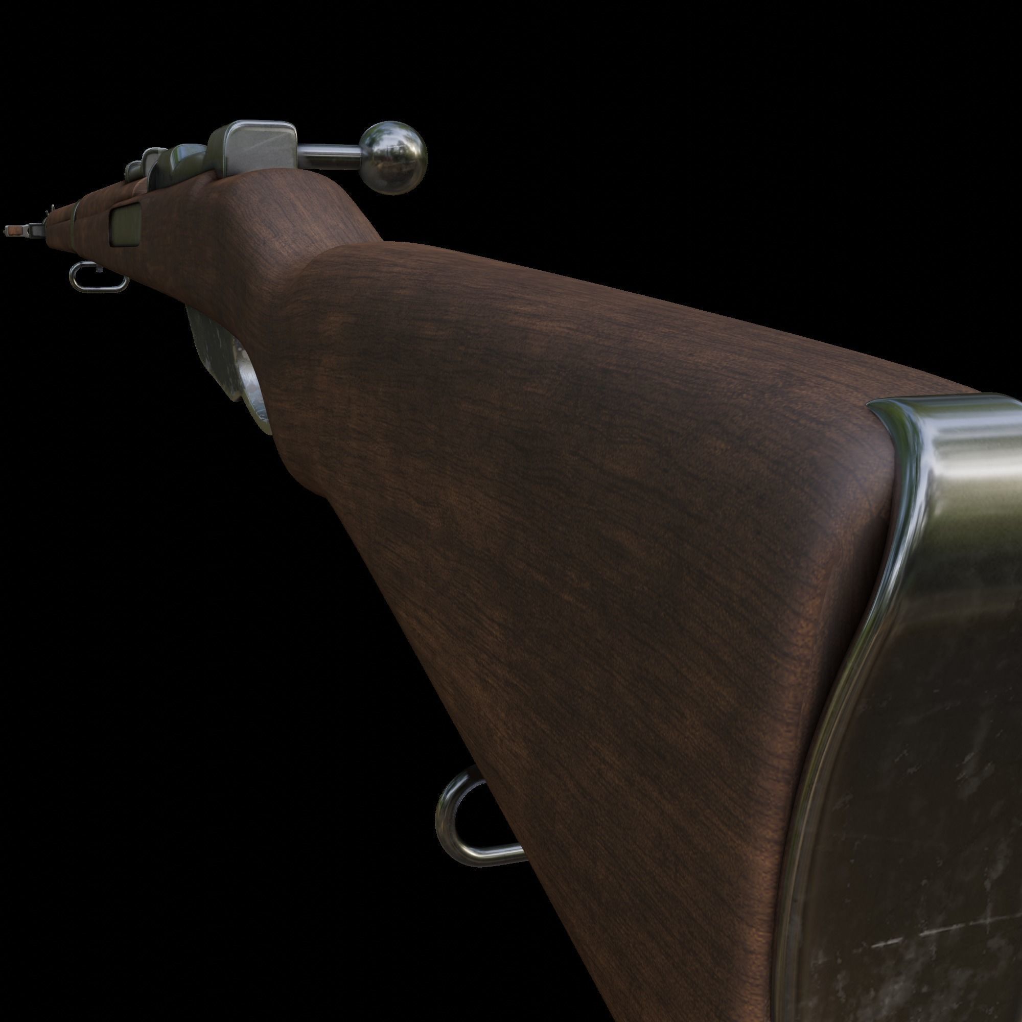 3D model HISTORIC MANNLICHER M1985 GUN VR / AR / low-poly | CGTrader