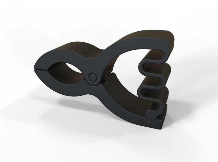 Cloth Clip 3D model 3D printable | CGTrader