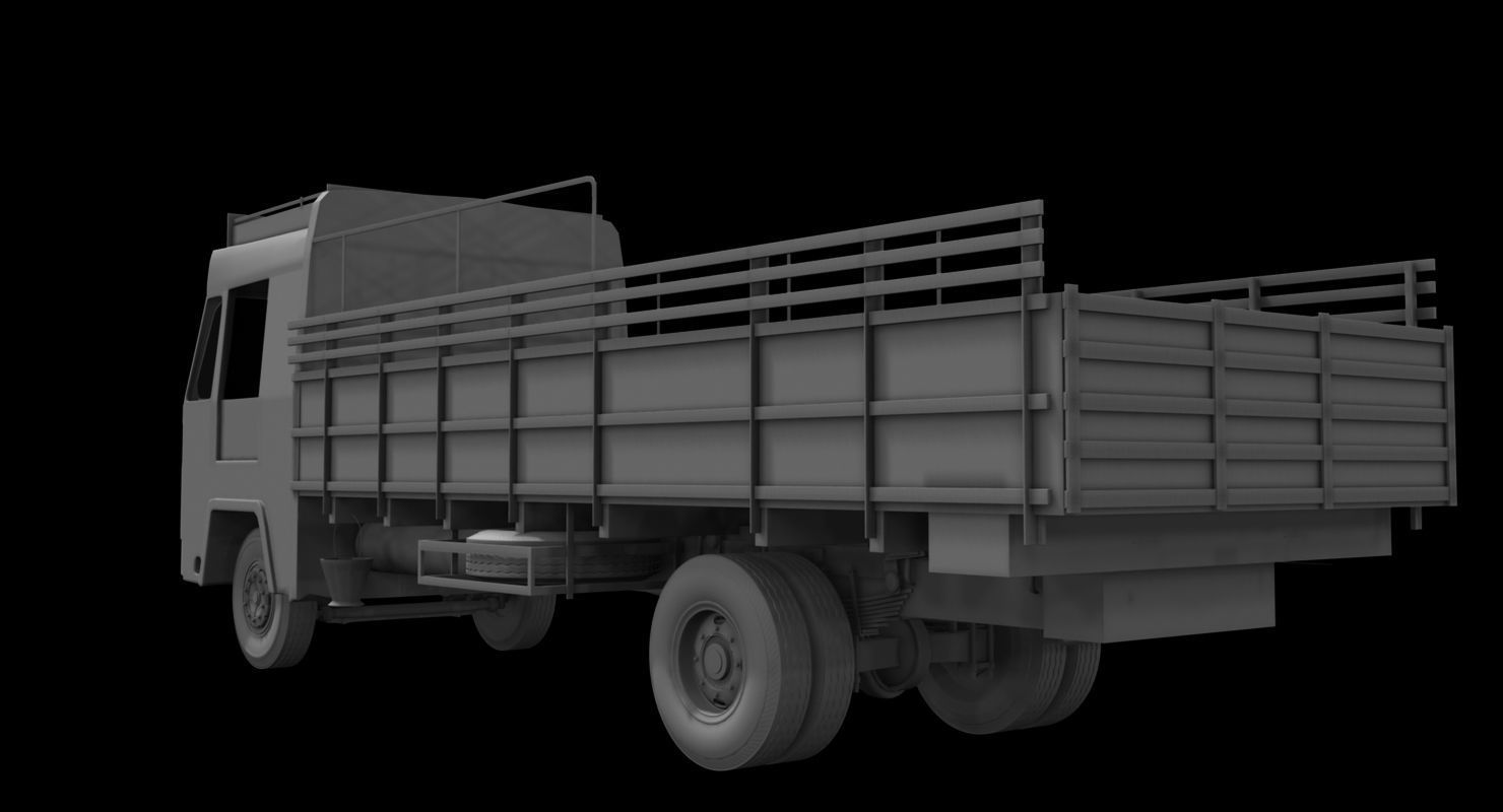 lorry 3d model train 3D model | CGTrader