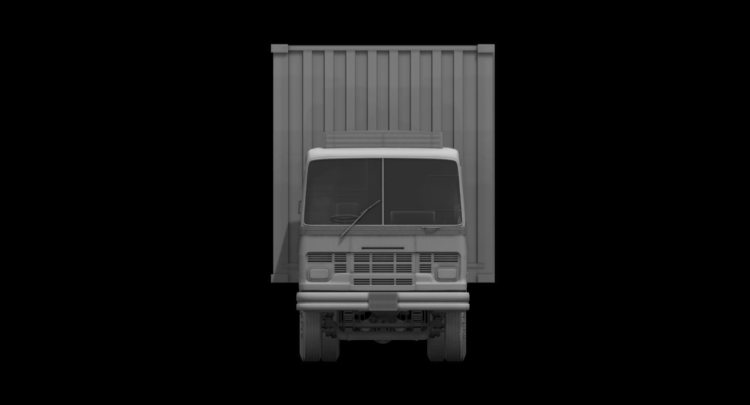 lorry Truck 3d model 3D model | CGTrader