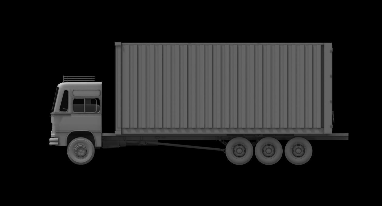 lorry Truck 3d model 3D model | CGTrader