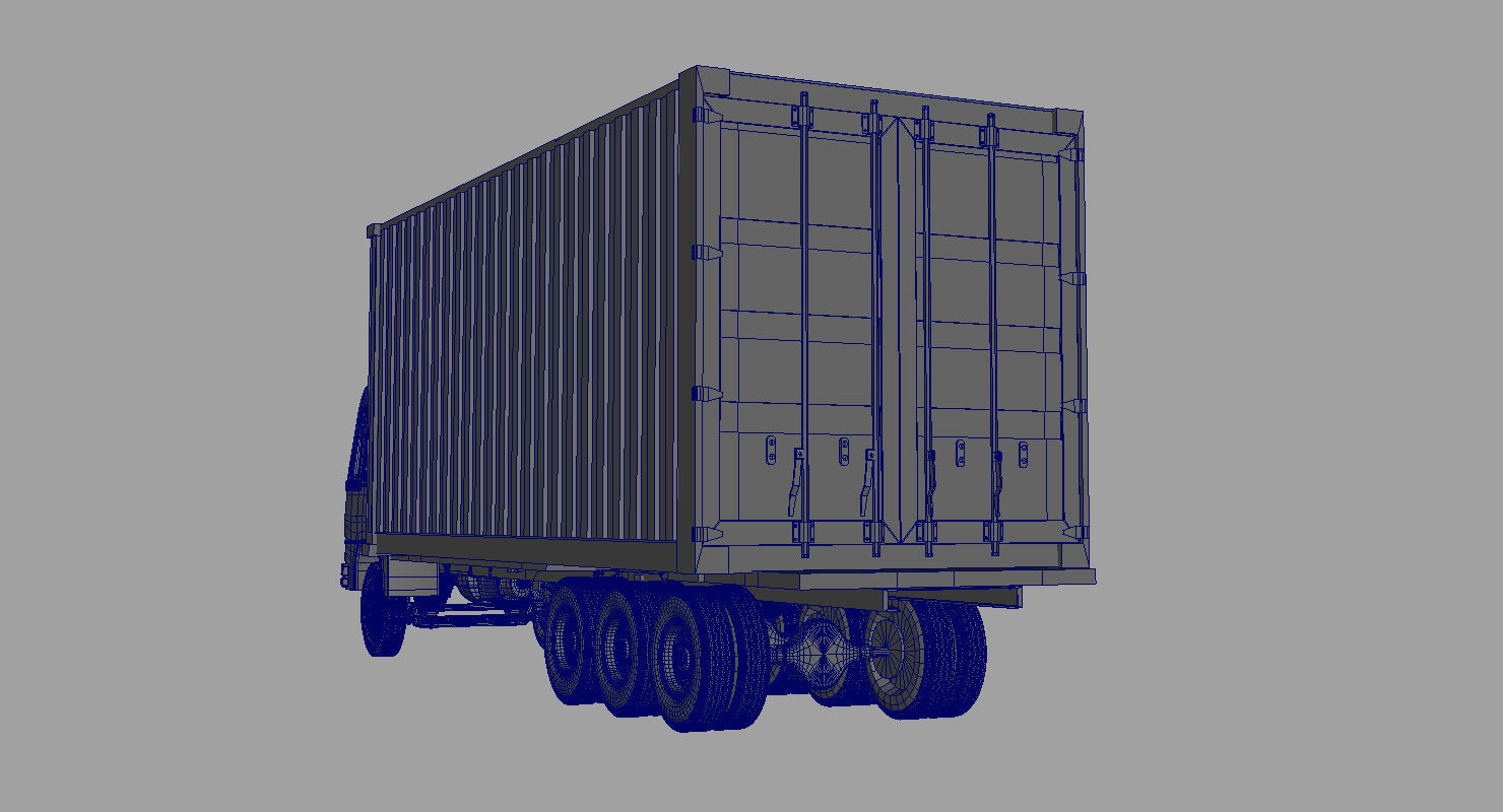 lorry Truck 3d model 3D model | CGTrader