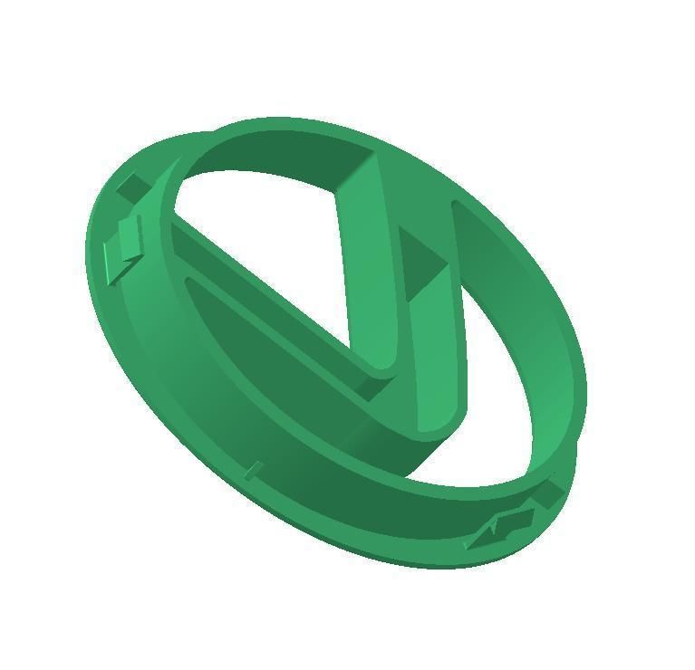 Lexus GS300 front grille logo 3D model 3D printable | CGTrader