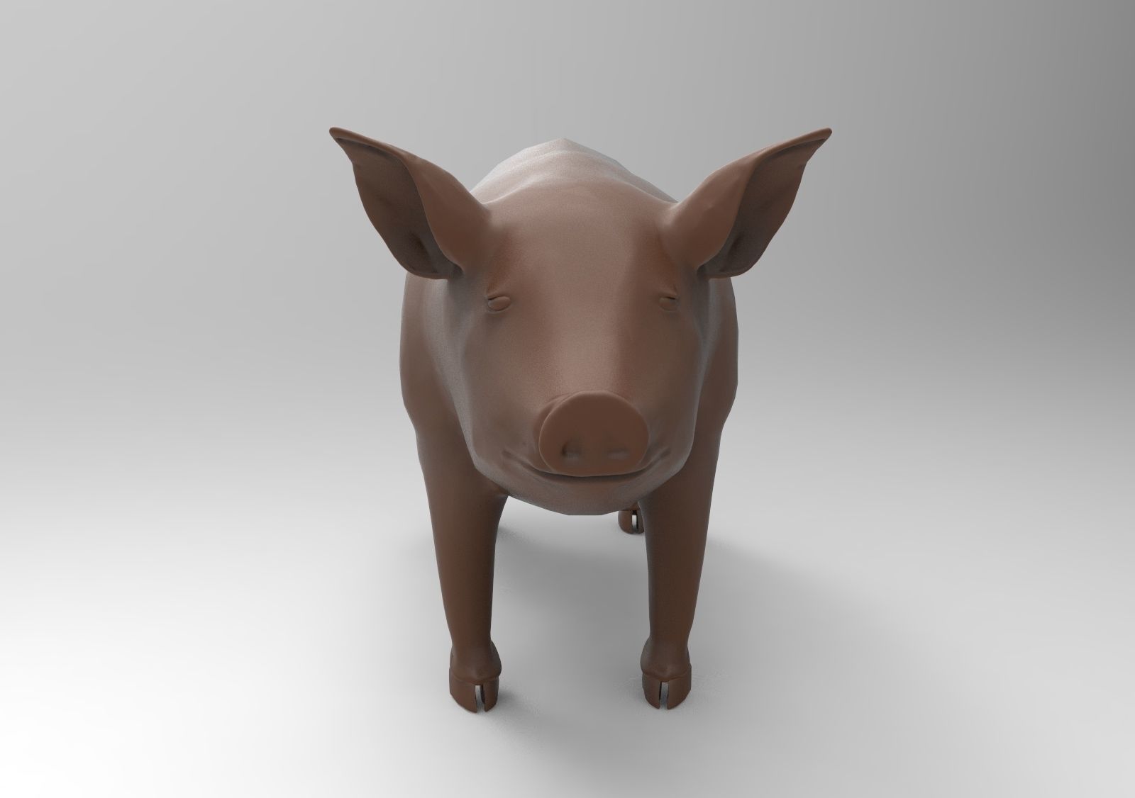 Pig 3d model 3D model 3D printable | CGTrader