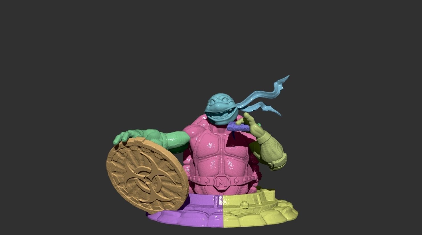 Ninja Turtles 3D model 3D printable | CGTrader