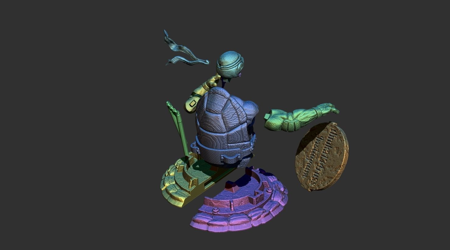 Ninja Turtles 3D model 3D printable | CGTrader
