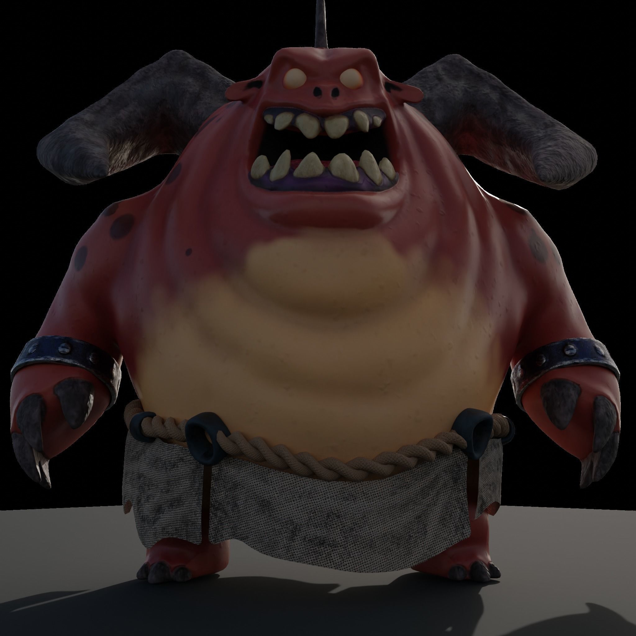 3D model The Fiend VR / AR / low-poly | CGTrader