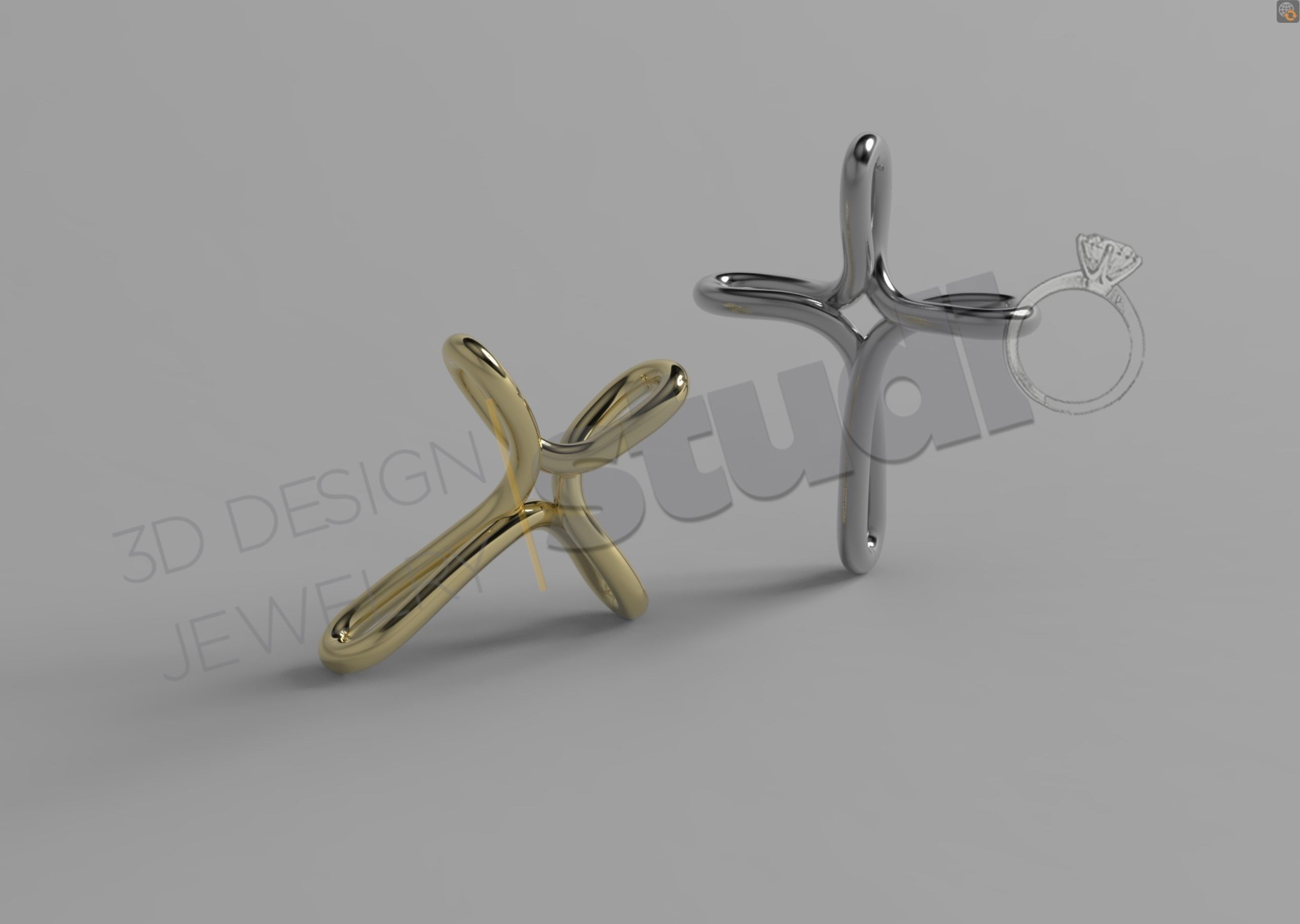 Tiffany infinity cross christian cross design with 3d model 3D model 3D ...