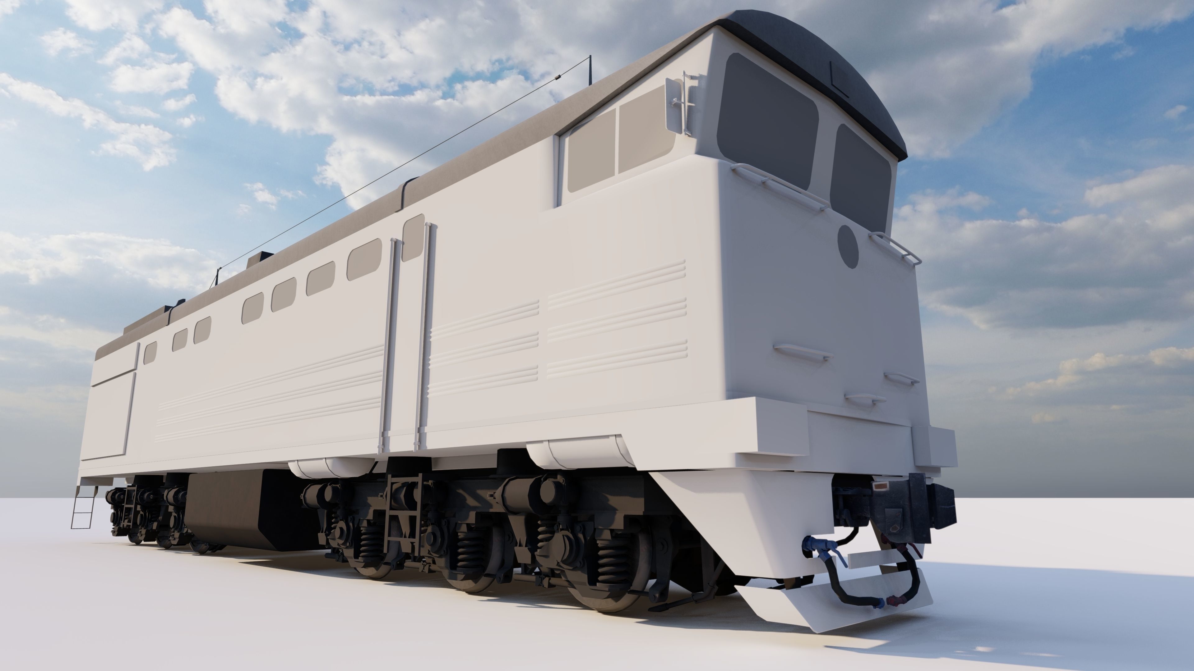 2TE10M diesel locomotive free 3D model | CGTrader