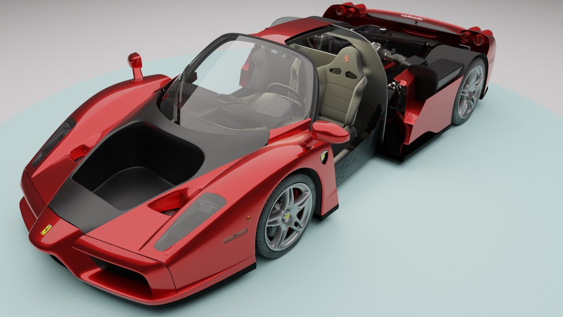Enzo Ferrari 3D model | CGTrader