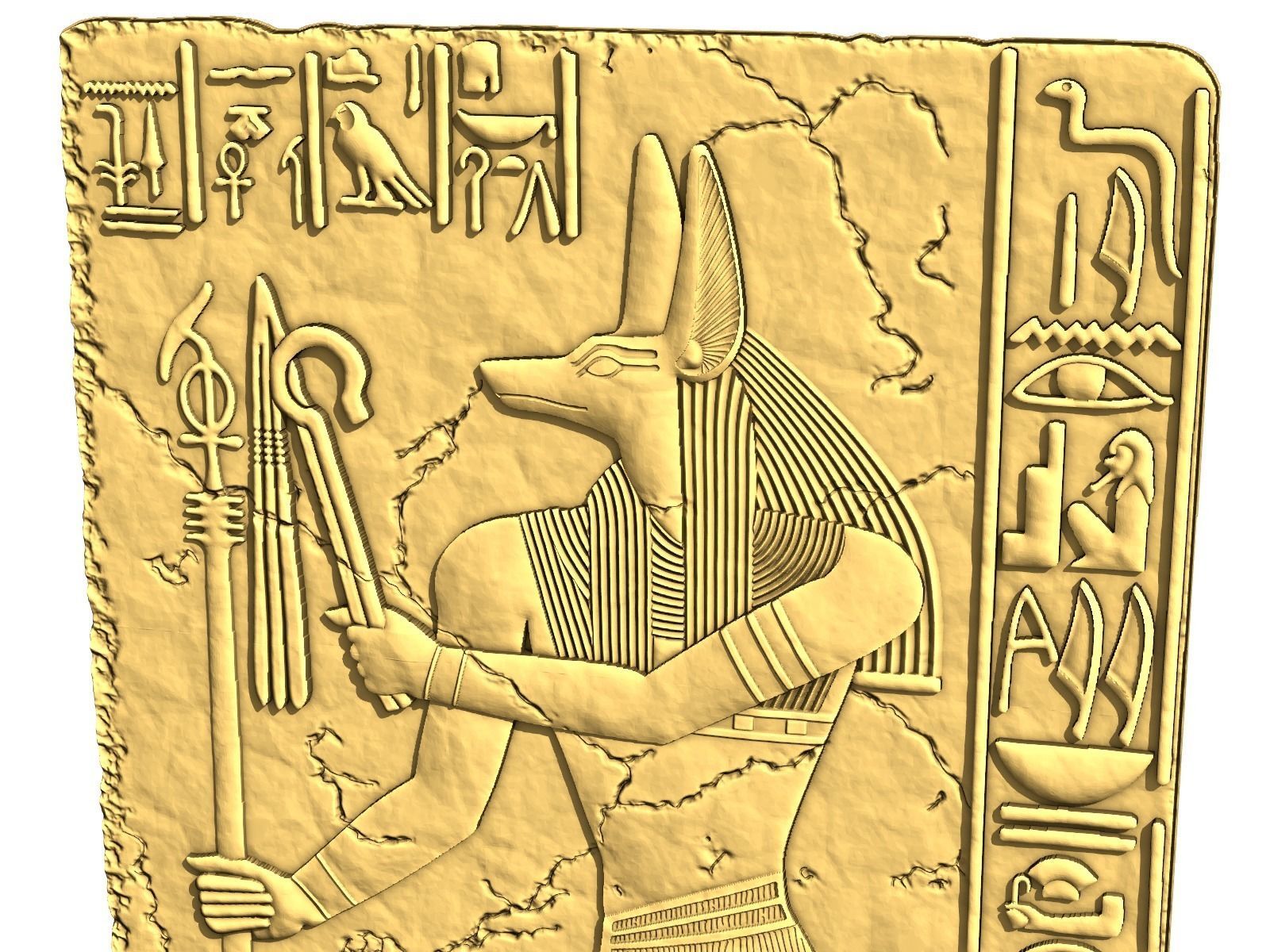 Anubis god for CNC Router and 3D model 3D printable | CGTrader