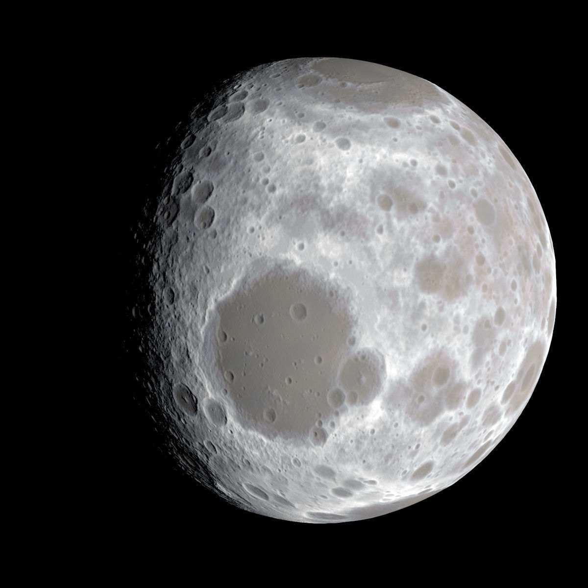 3D model Dwarf Planet or Moon - Alien Planet 8K VR / AR / low-poly ...