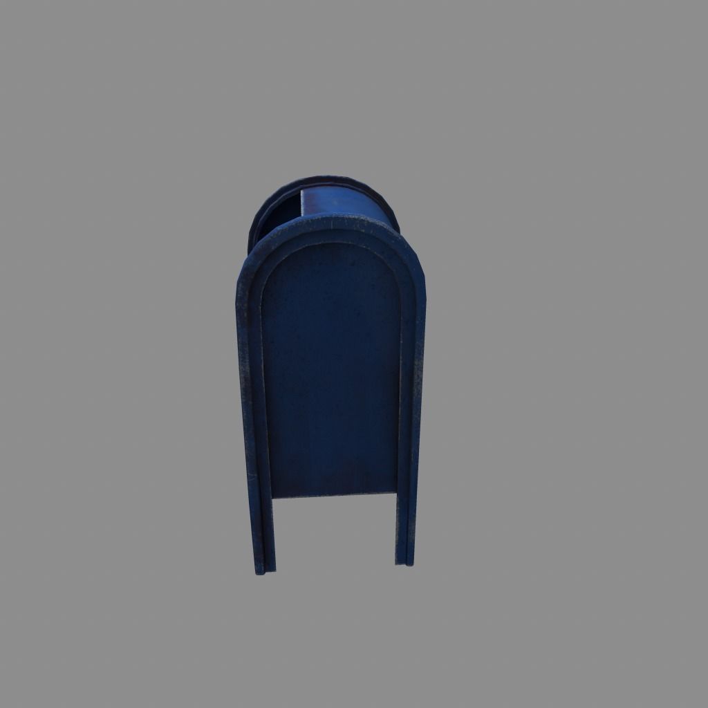 3D model American Mailbox gameready VR AR VR / AR / low-poly | CGTrader