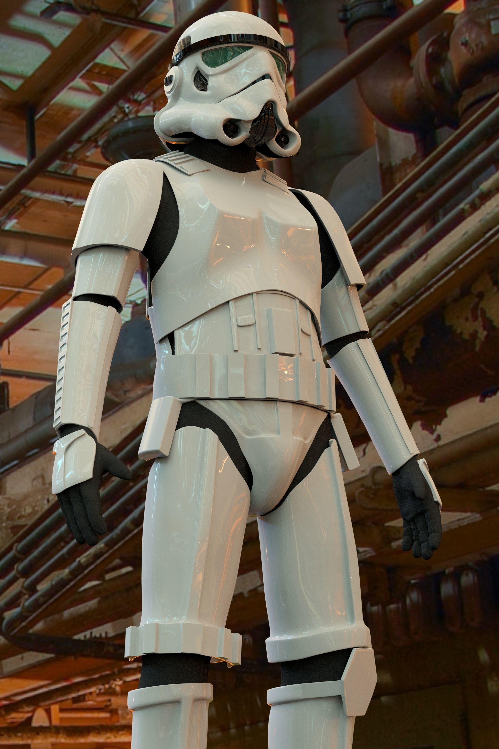 Stormtrooper - Star Wars 3D model rigged | CGTrader