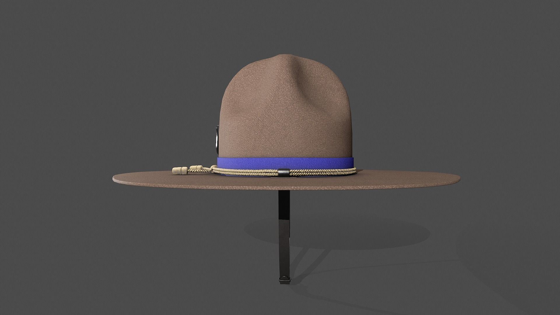 State Police Hat - Tutorial Included 3D model | CGTrader