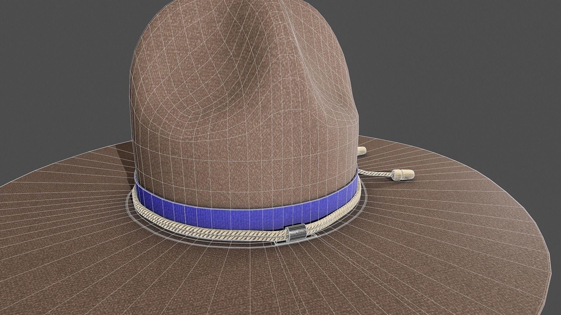 State Police Hat - Tutorial Included 3D model | CGTrader