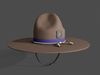 State Police Hat - Tutorial Included 3D model | CGTrader
