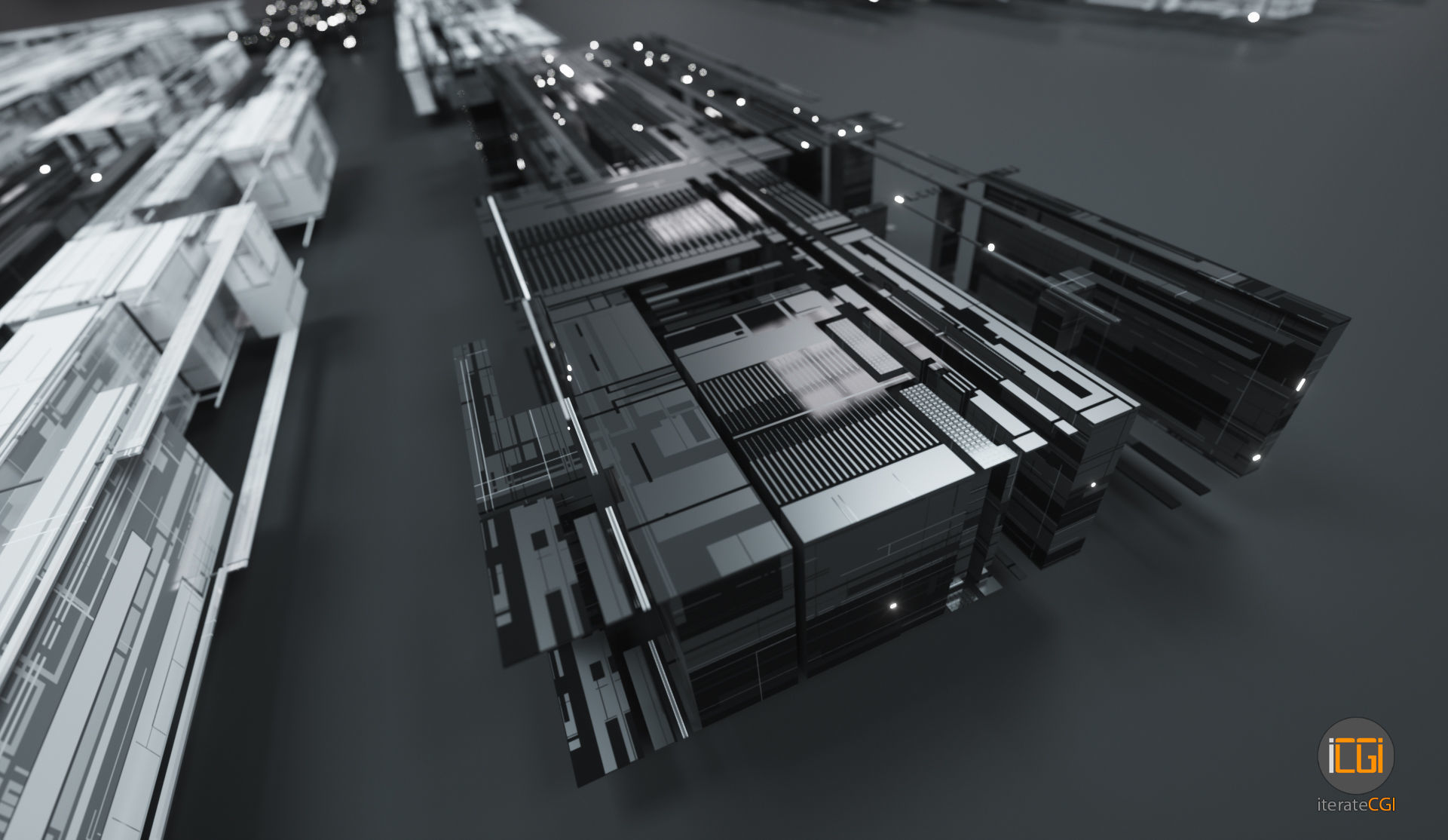 3D model Tech Greebles set 2 VR / AR / low-poly | CGTrader