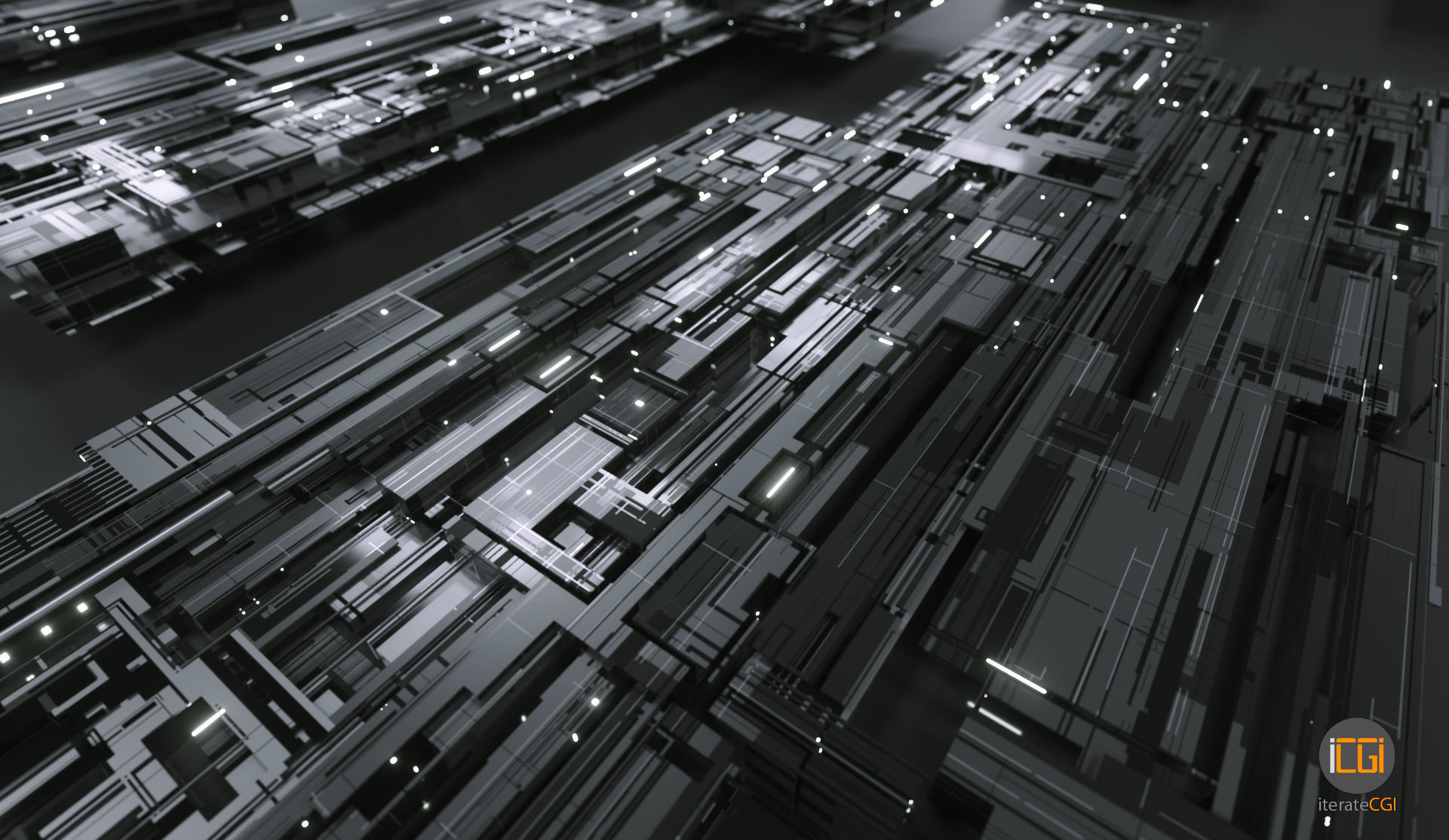 3D model Tech Greebles set 2 VR / AR / low-poly | CGTrader